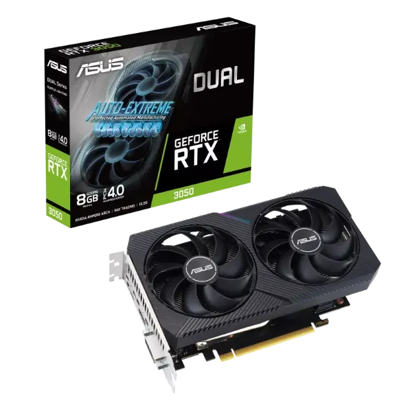 Buy ASUS Dual GeForce RTX 3050 V2 8GB GDDR6 Graphics Card Online